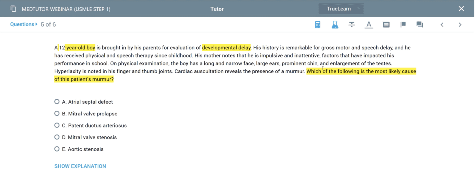 USMLE Step 1-Style Question Breakdown Webinar ~ Powered by TrueLearn
